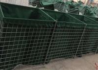 China Hot Dipped Galvanized Hesco Defensive Barrier 250g/m2 Geotextile Military Wall for sale