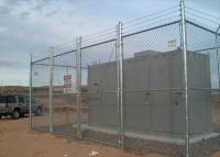 China Hot Dipped Galvanized Chain Link Fencing 2.0mm-5.0mm Wire Diameter 1.2m-3m Height for sale