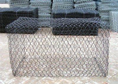China Galvanized PVC Coated Gabion Baskets For Protecting Riverbank for sale