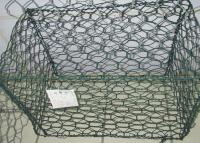 China Stone Cage Gabion Cage Retaining Wall 2mx1mx1m Hexagonal Hole for sale