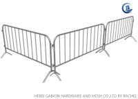 China Galvanized Welded Mesh Crowd Control Barricade Fence 1100mm x 2500mm for Concerts for sale
