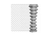 China Hot Dipped Galvanized Chain Link Fence 50mm Mesh 2m Height Security Fence for School Pool Airport for sale