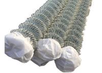 China PVC Coated Chain Link Mesh Fence 50x50mm Diamond Security Fence for Pool Airport for sale