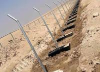 China Electro Galvanized Chain Link Fence PVC Coated 10m 20m Rolls for Airport Security for sale