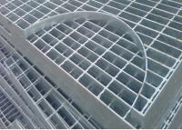 China Custom Steel Bar Grating Trench Drain Grates Hot Dip Galvanized 25x5mm for sale