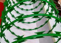 China Stainless Steel Razor Wire Fencing BTO-22 0.5mm Blade 2.5mm Wire Coil 900mm for sale