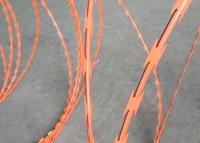 China Stainless Steel Razor Wire Fencing BTO-22 0.5mm Blade 2.5mm Wire Coil 900mm for sale