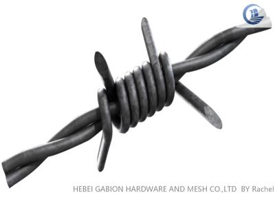 China Reverse Twist Barbed Wire Fence Hot Dipped Galvanized 12GX14G 14GX14G 16GX16G for sale