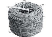China Hot Dipped Galvanized 2 Strand Barbed Wire Fence for Cattle Farm Security 12x12 Gauge for sale