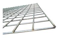 China Stainless Steel Welded Wire Mesh Panel 10 Gauge 12 Gauge for Construction Fence for sale