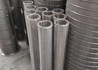 China Stainless Steel Sieve Screen , Johnson Wedge Wire Screen for Water Well for sale