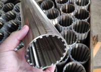 China Stainless Steel Sieve Screen , Johnson Wedge Wire Screen for Water Well for sale