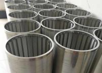 China Stainless Steel Sieve Screen , Johnson Wedge Wire Screen for Water Well for sale