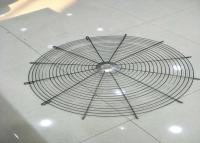 China Round Wire Fan Guard Grill Silver / Black Finger Guard Fan for sale