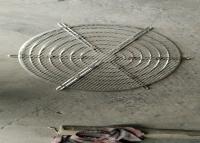 China Stainless Steel Fan Guard 1.5mm 2mm Wire Diameter Round Metal Finger Guard OEM for sale