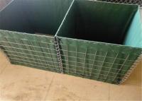 China Hot Dip Galvanized Flood Hesco Barrier Bastion 2.12m Height 1.52m Width Military Defense for sale