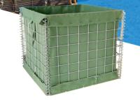 China Modular HESCO Flood Barrier Wall Welded Gabion UV Resistant 4.0mm Wire 75mm Mesh for sale