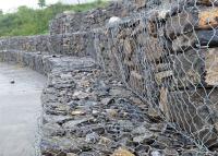 China Galvanized Hexagonal Gabion Box 3mX1mX1m Steel Gabion Wall for sale
