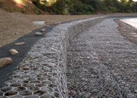 China Galvanized Hexagonal Gabion Box 3mX1mX1m Steel Gabion Wall for sale