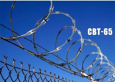China Welded Razor Wire Mesh Fence Length Customized For Military Prison for sale