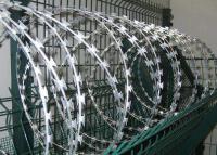 China Concertina Razor Wire BTO-22 500mm Coil Hot Dipped Galvanized Steel Security Fencing for sale
