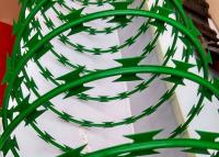 China Concertina Razor Wire BTO-22 500mm Coil Hot Dipped Galvanized Steel Security Fencing for sale