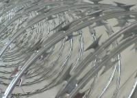 China Concertina Razor Wire BTO-22 500mm Coil Hot Dipped Galvanized Steel Security Fencing for sale