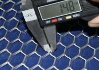 China Silver Expanded Metal Mesh Screen Corrosion Resistance For Architectural for sale