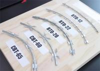 China Zinc Coated Concertina Razor Wire 0.5mm Blade 2.5mm Core Anti Climb Security Coil for sale