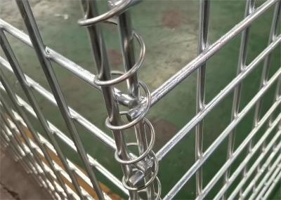 China Zinc Coated 6 Gauge Welded Wire Mesh Panel 10cmx10cm Gabion Mesh 1m x 2m for sale