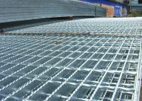 China Rustproof Aluminum Walkway Grating , Plain Mild Steel Gratings for sale