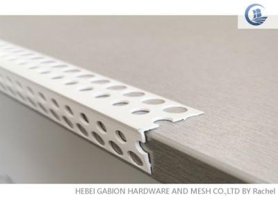 China 2m-3m White Plastic Corner Bead   For Exterior / Interior Wall for sale