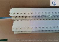 China 2m-3m White Plastic Corner Bead   For Exterior / Interior Wall for sale