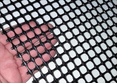 China Heavy Duty Plastic Wire Mesh , Extruded Square Netting 6mm Hole Size for sale