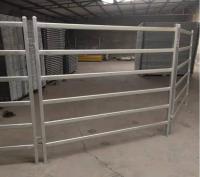 China Hot Dipped Galvanized Portable Cattle Fence Panel 1m x 2.1m Heavy Duty Livestock Panel for sale