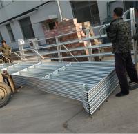 China Hot Dipped Galvanized Portable Cattle Fence Panel 1m x 2.1m Heavy Duty Livestock Panel for sale