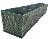 China Hot Dipped Galvanized Defensive Barrier Wall Gabion for Military Flood Control 1.37m Height for sale