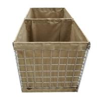 China Hot Dipped Galvanized Welded Gabion Military Defensive Barrier Wall 1.37m Height for sale