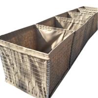 China Hot Dipped Galvanized Welded Gabion Military Defensive Barrier Wall 1.37m Height for sale
