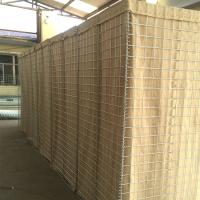 China Hot Dipped Galvanized Welded Gabion Military Defensive Barrier Wall 1.37m Height for sale