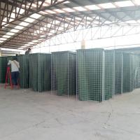 China Hot Dipped Galvanized Welded Gabion Military Defensive Barrier Wall 1.37m Height for sale