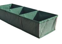 China Hot Dipped Galvanized Military Gabion Barrier 1.37m Height for Army and Flood Control for sale