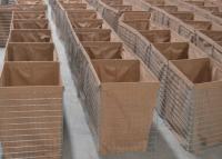China Galfan Coated Military Hesco Barrier Wall Hot Dipped Galvanized Welded Gabion 4mm 5mm for sale
