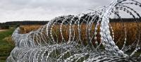 China Hot Dipped Galvanized Concertina Razor Wire BTO-22 Security Fence 500mm Coil for sale