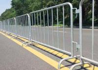 China Galvanized Temporary Fencing Crowd Control Barrier 1.1x2.1m Portable Festival Fence for sale