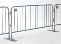 China Customized hot dipped galvanized crowd control barrier  portable barricades for sale