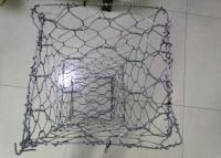 China 4x1x1m Gabion Box 2.7mm Wire Diameter Double Twist Retaining Wall Erosion Control for sale