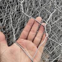 China Hot Dipped Galvanized Gabion Cage 60x80mm Mesh Double Twist Wire Box for Riverbank Slope Protection for sale