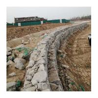 China Hot Dipped Galvanized Double Twist Gabion Basket 60x80mm Mesh Size 380-400Mpa for sale