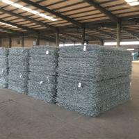 China Hot Dipped Galvanized Double Twist Gabion Basket 60x80mm Mesh Size 380-400Mpa for sale